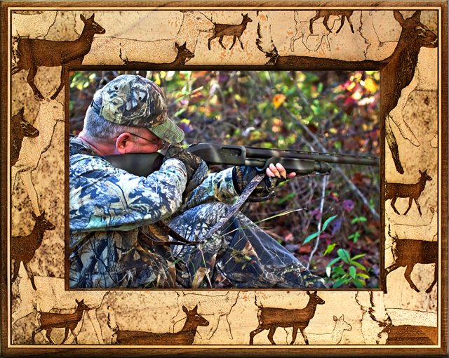 Deer Scatter Photo Frame, Hunting Picture Frame – GiftWorksPlus