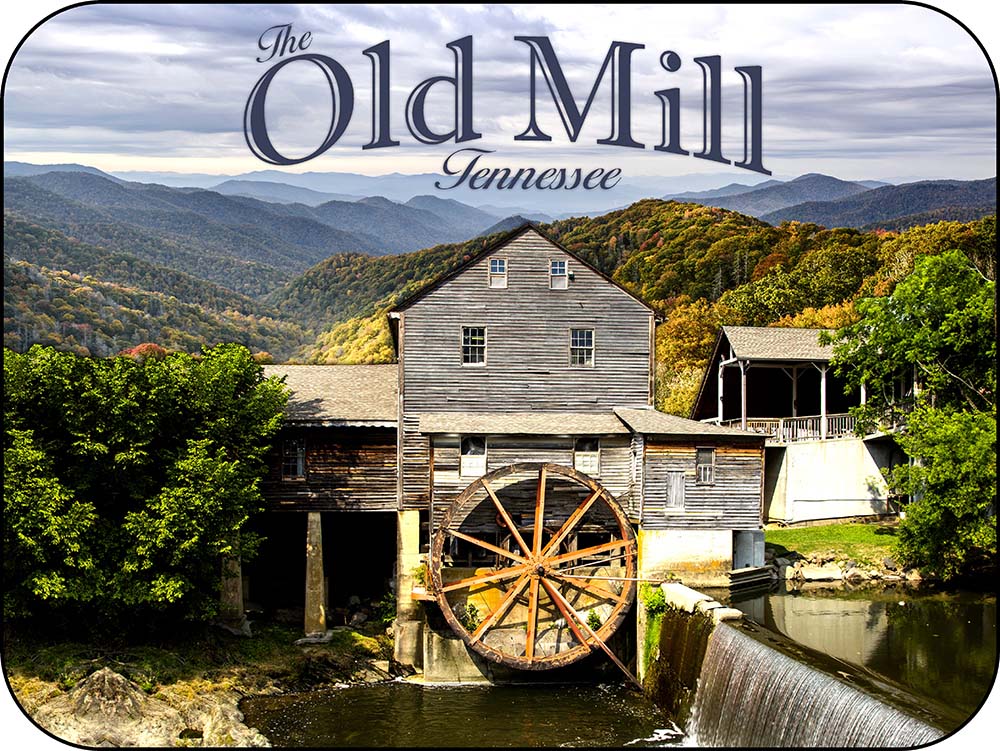 The Old Mill Tennessee Pigeon Forge Magnet – GiftWorksPlus
